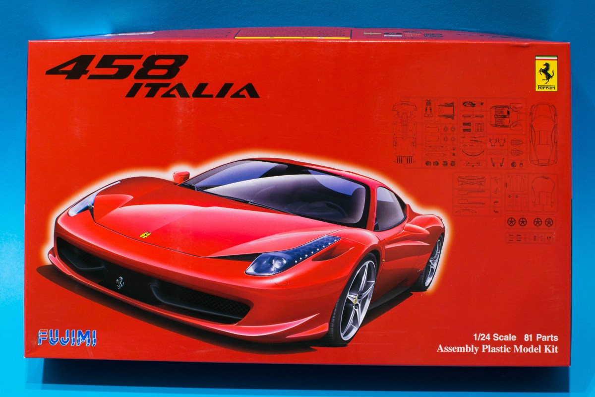 Fujimi 1/24 Ferrari 458 Italia Model Kit Review – ELP Modelling